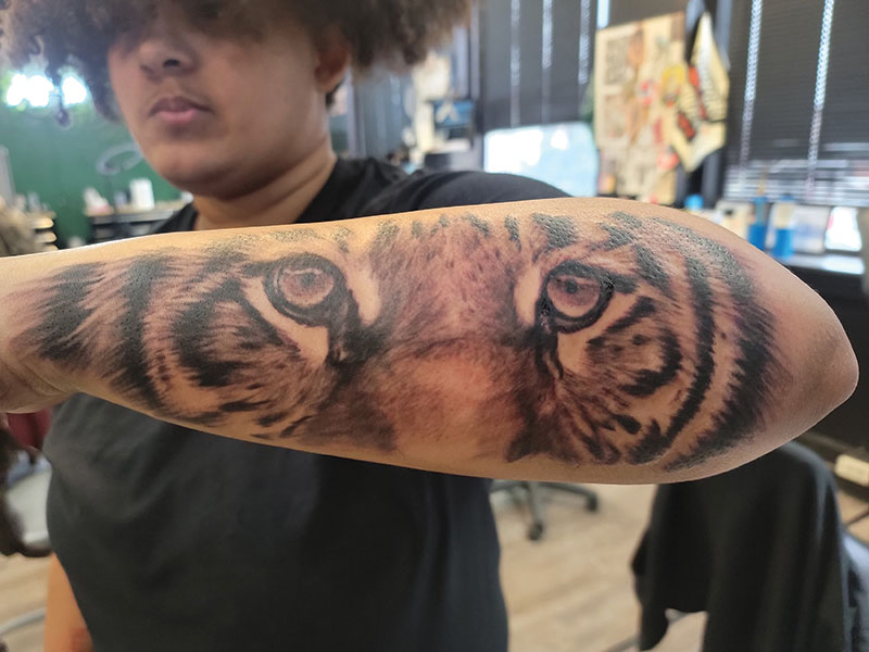 Black And Grey Wash Tattoos