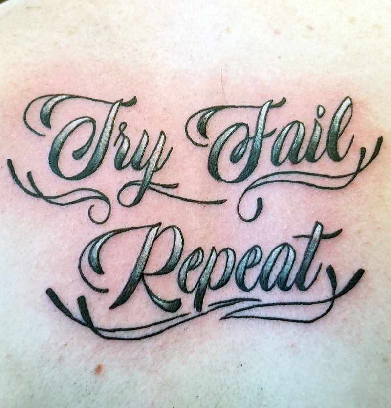 Script and Lettering Tattoos